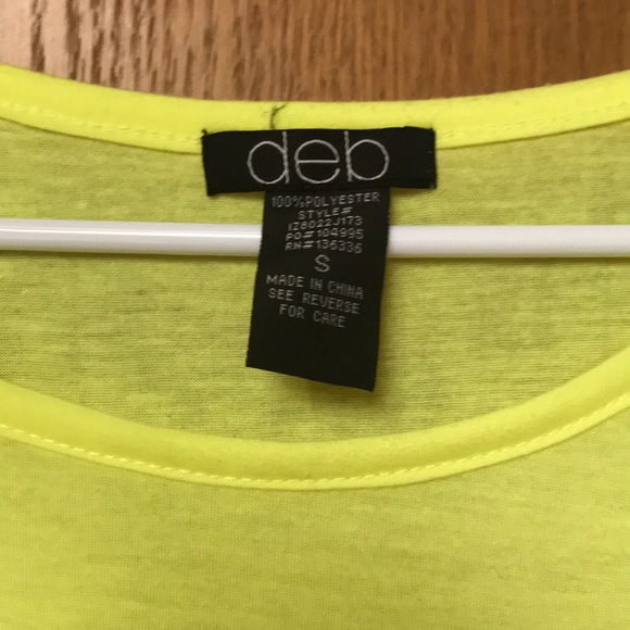 Deb | Tops | Bright Yellow Crop Tank | Poshmark